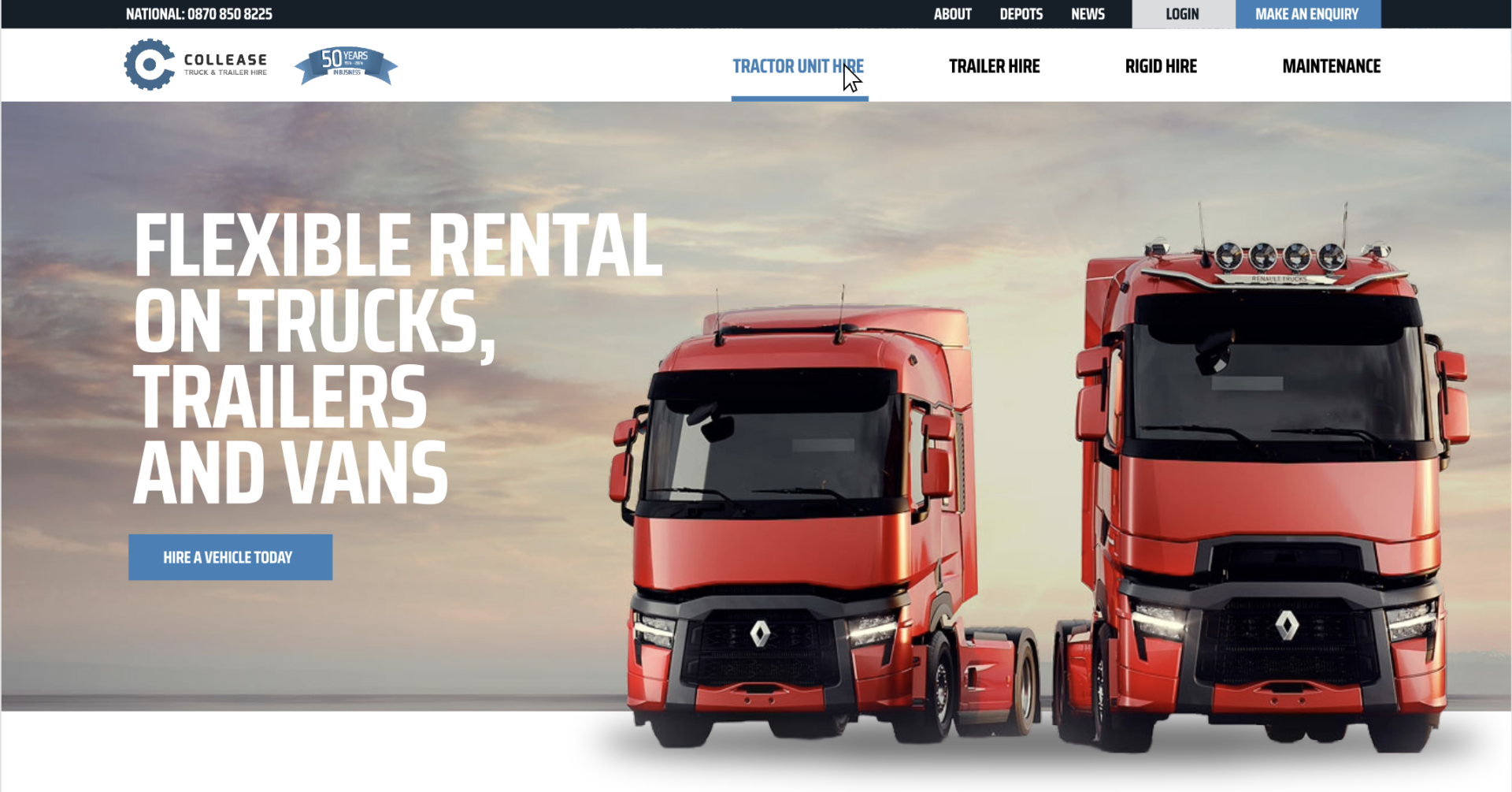 Flexible National Haulage Rental - Collease